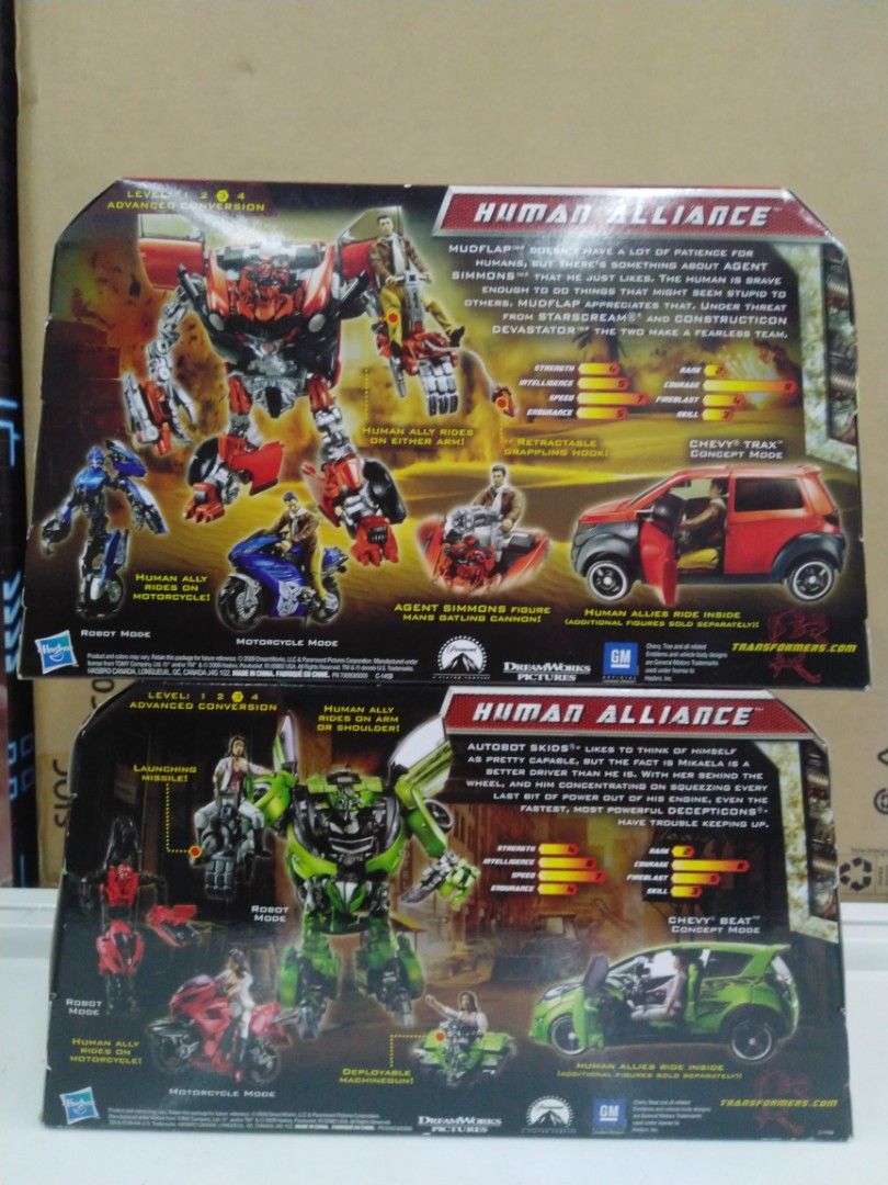 Transformers Human Alliance Skid and Mudflap, Hobbies & Toys, Toys ...