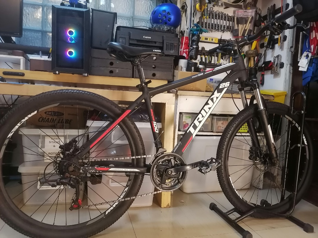 Trinx Majes 100 Hydraulic 26er Black-Red on Carousell