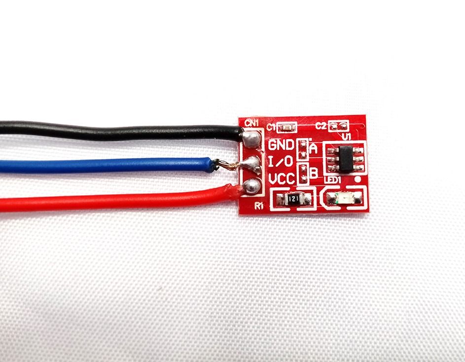 TTP223 with WIRE CAPACITIVE TOUCH SWITCH BUTTON SENSOR MODULE, 2.5-5.5V ...