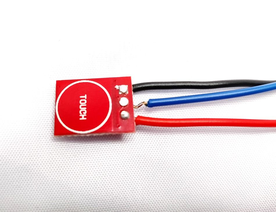 TTP223 with WIRE CAPACITIVE TOUCH SWITCH BUTTON SENSOR MODULE, 2.5-5.5V ...