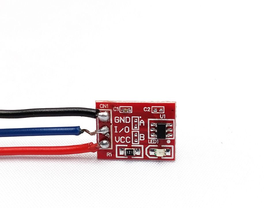 TTP223 with WIRE CAPACITIVE TOUCH SWITCH BUTTON SENSOR MODULE, 2.5-5.5V ...