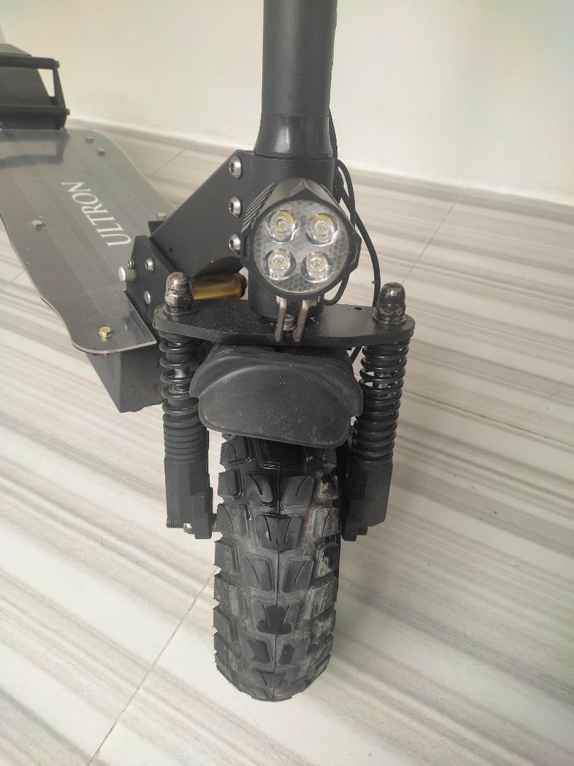 Ultron Mini Electric Scooter with acrylic on deck on Carousell