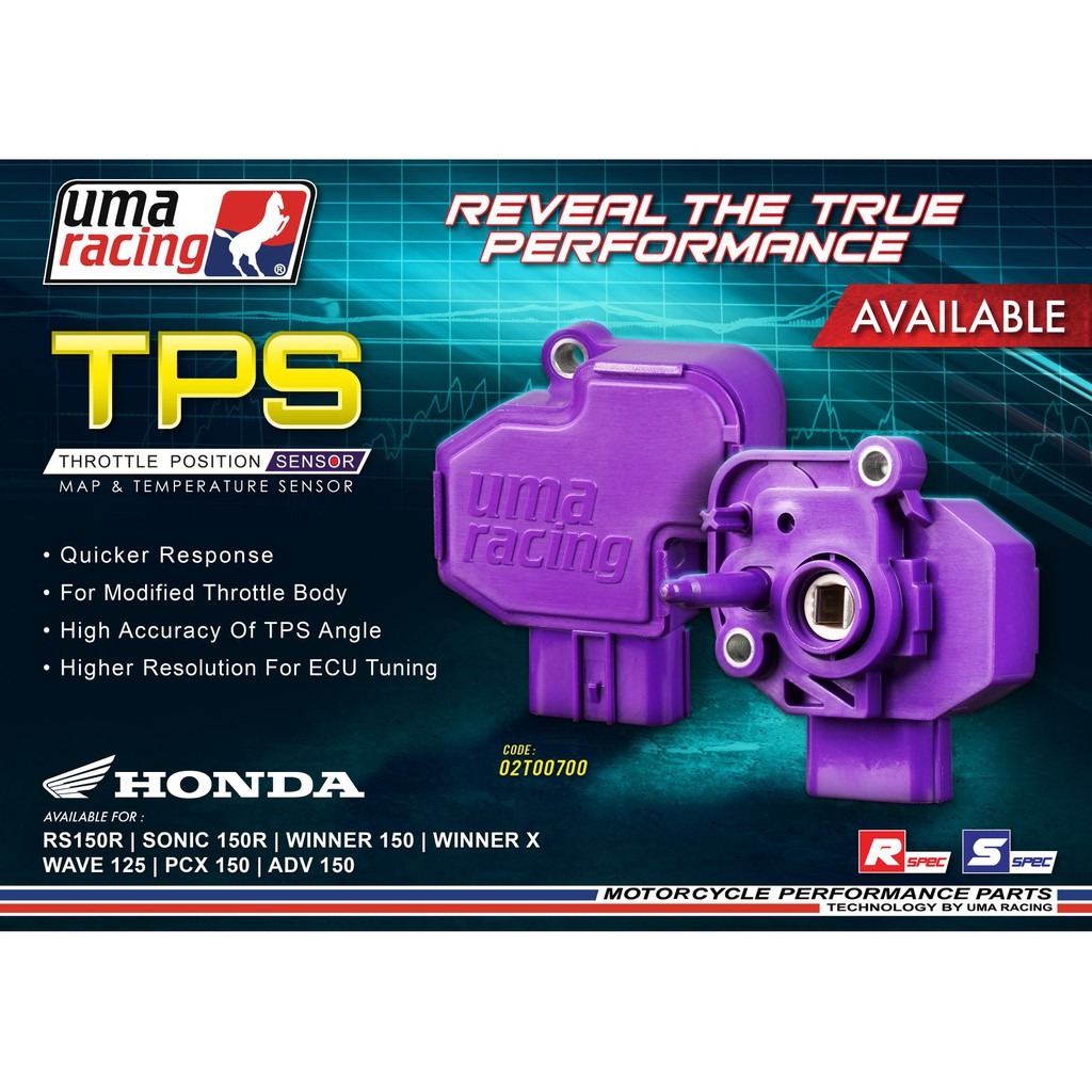 Uma Racing TPS 3 IN 1 Sensory/Throttle Body Sensor (RS150R/WINNER 150 ...