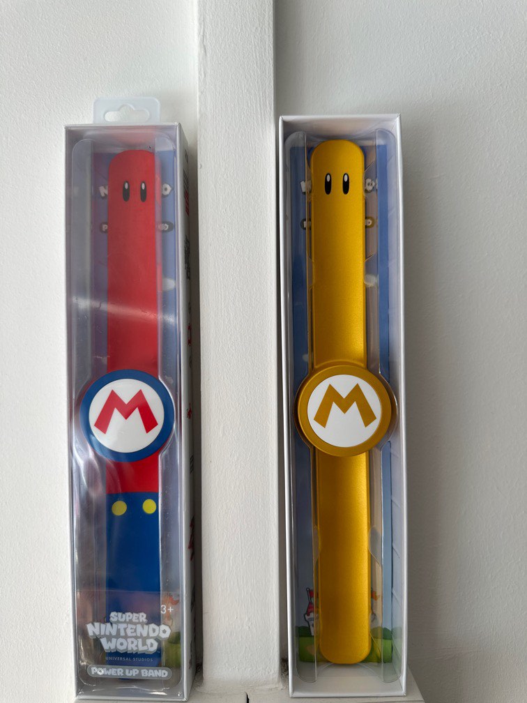 USJ Mario POWER UP BANDS, Hobbies & Toys, Memorabilia & Collectibles ...