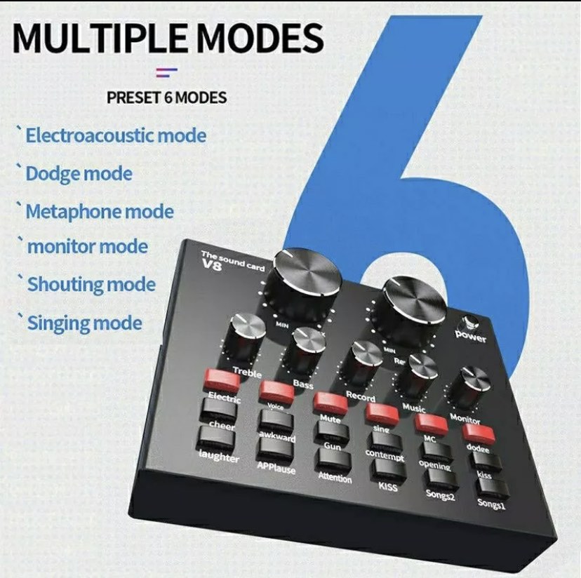 V8 Sound card, Computers & Tech, Parts & Accessories, Other Accessories ...