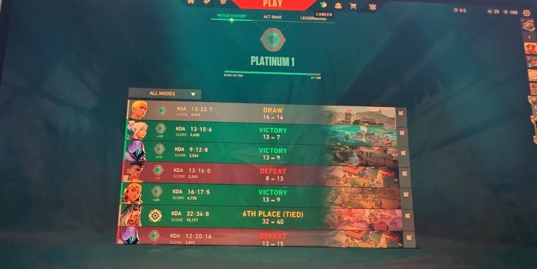 Valorant acc plat 1, Hobbies & Toys, Toys & Games on Carousell