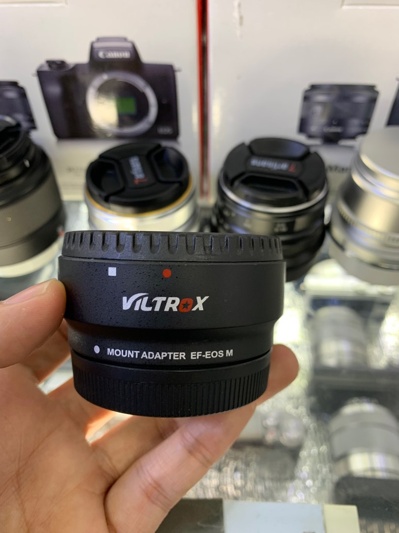 Viltrox mount ADAPTER EF-EOS M, Photography, Lens & Kits on Carousell