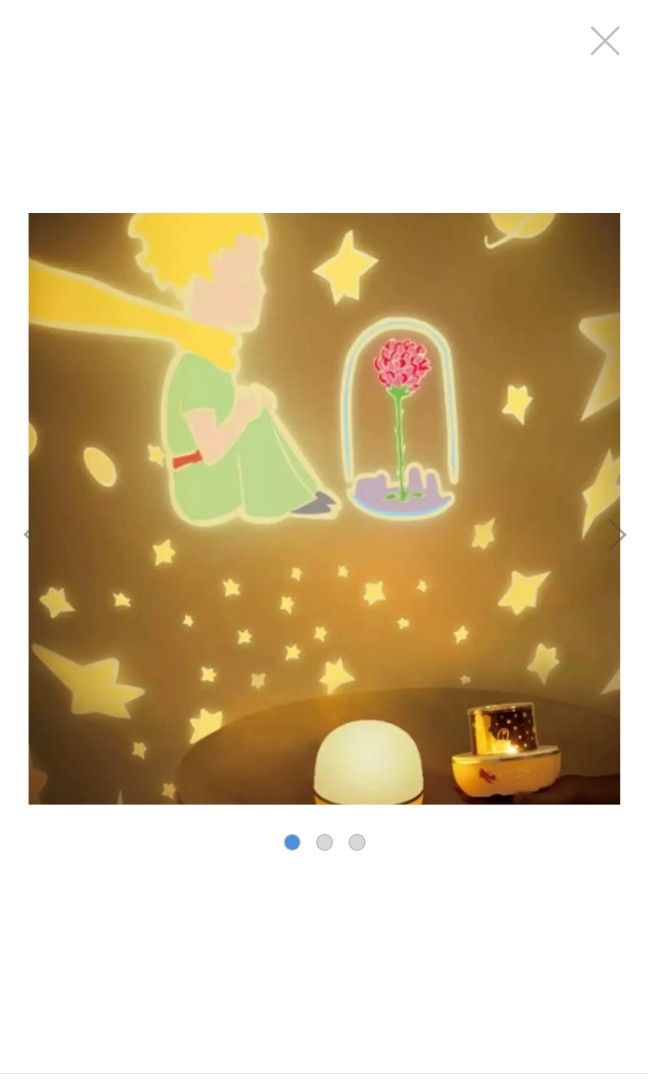 VIPO Le Petit Prince Projection Light, 傢俬＆家居, 燈飾及風扇, 燈飾 - Carousell