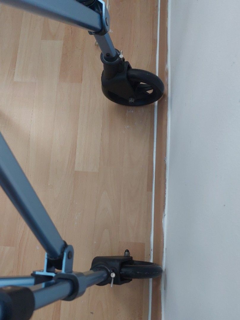 Walking stick with wheels and without, Health & Nutrition, Braces ...