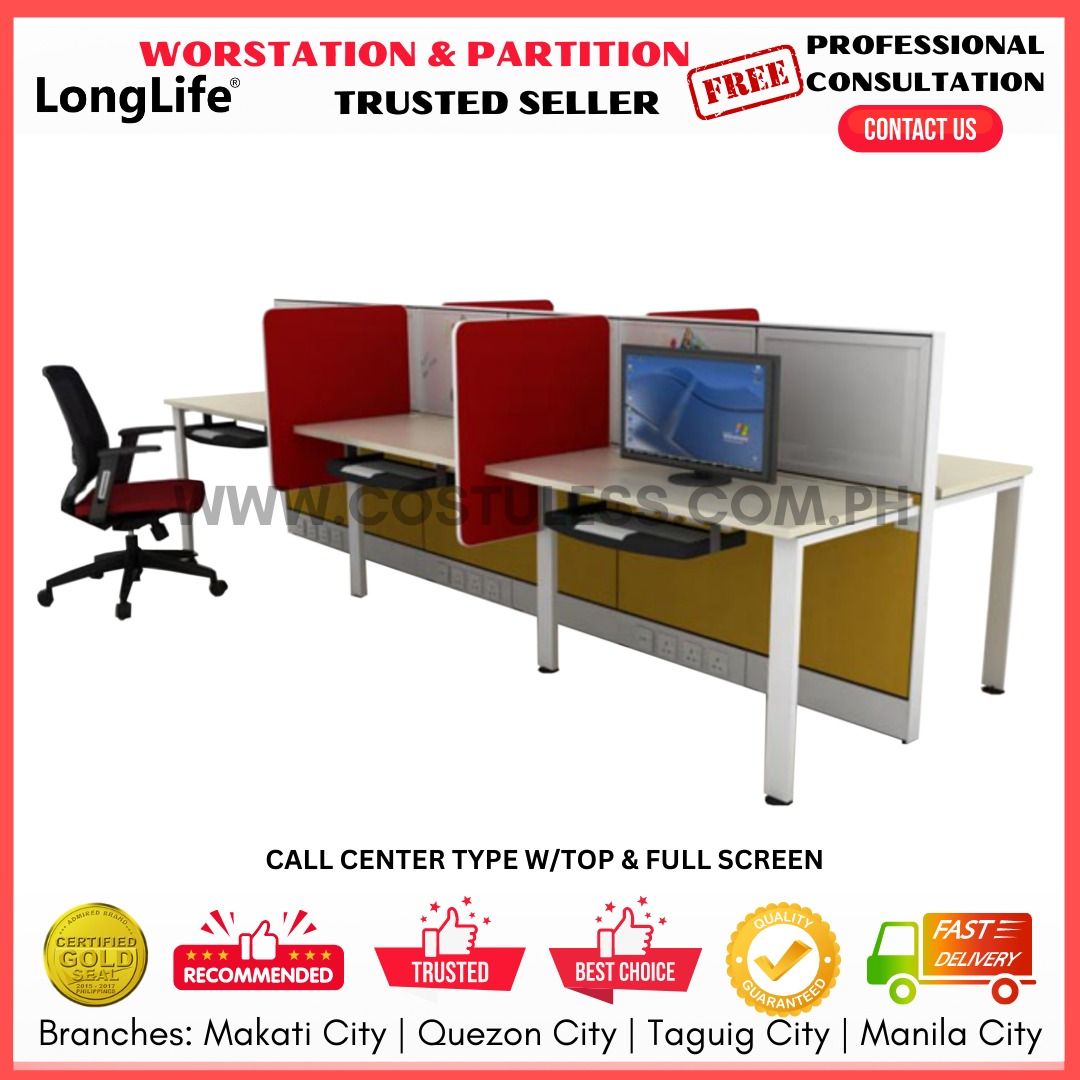 WORSTATION & PARTITION, Customized Workstation Tables Office Partition ...