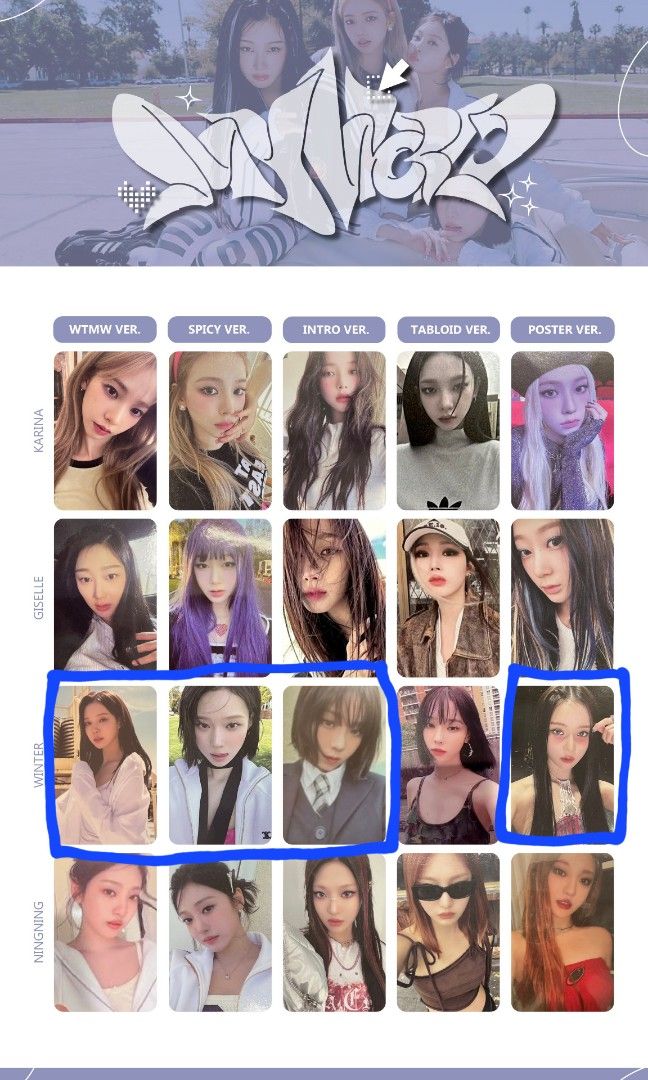 [WTS / WTT] Aespa My World Album Photocards, Hobbies & Toys ...