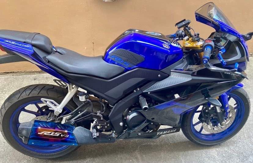 YAMAHA R15 V3 BLUE (2020), Motorbikes, Motorbikes for Sale on Carousell