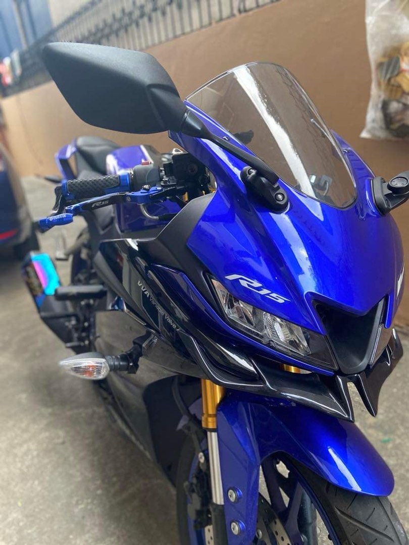 YAMAHA R15 V3 BLUE (2020), Motorbikes, Motorbikes for Sale on Carousell