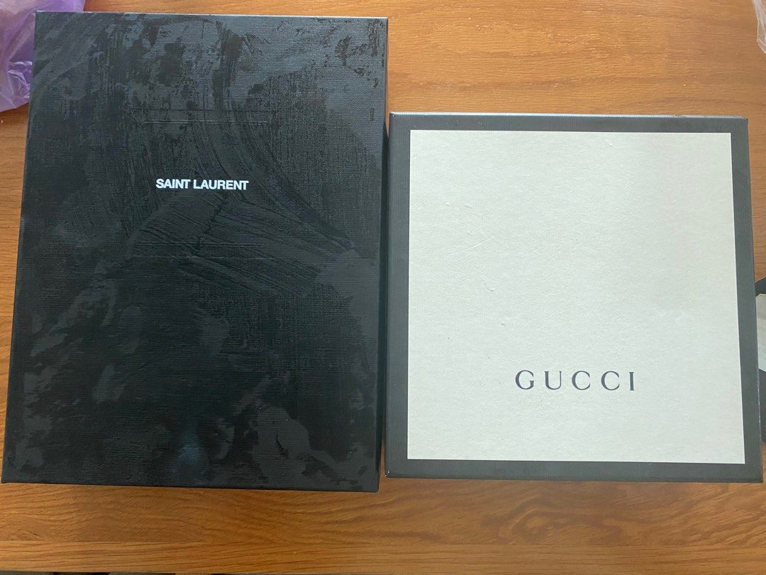 YSL and Gucci Box, Luxury, Bags & Wallets on Carousell