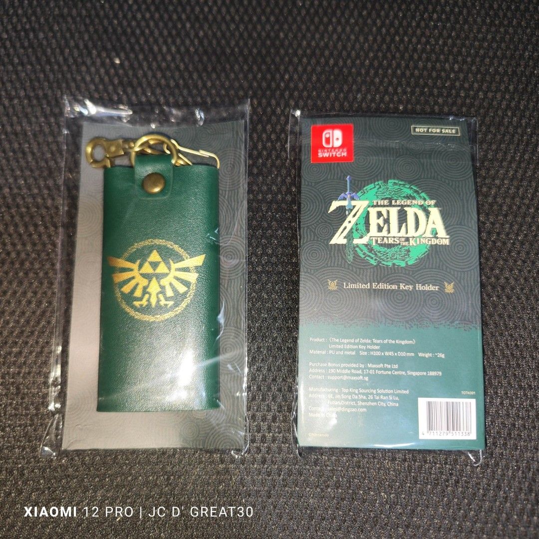 Zelda Tears of the kingdom key holder (Sealed), Video Gaming, Gaming ...