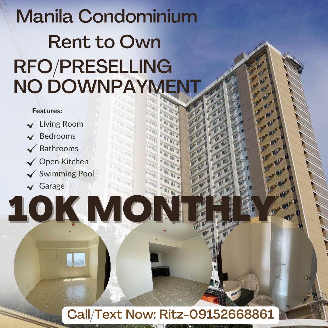 10K MONTHLY Studio-1BR Preselling No Spot Cash! Investment! 5% Promo ...