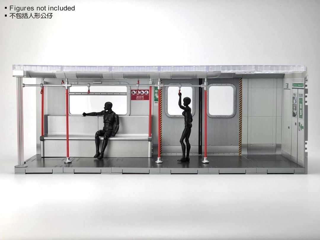 1:12 地鐵車廂模型 fext hobby mtr 微縮 GSC SHF 場景 黏土人 小布 miniature bjd Blythe ...