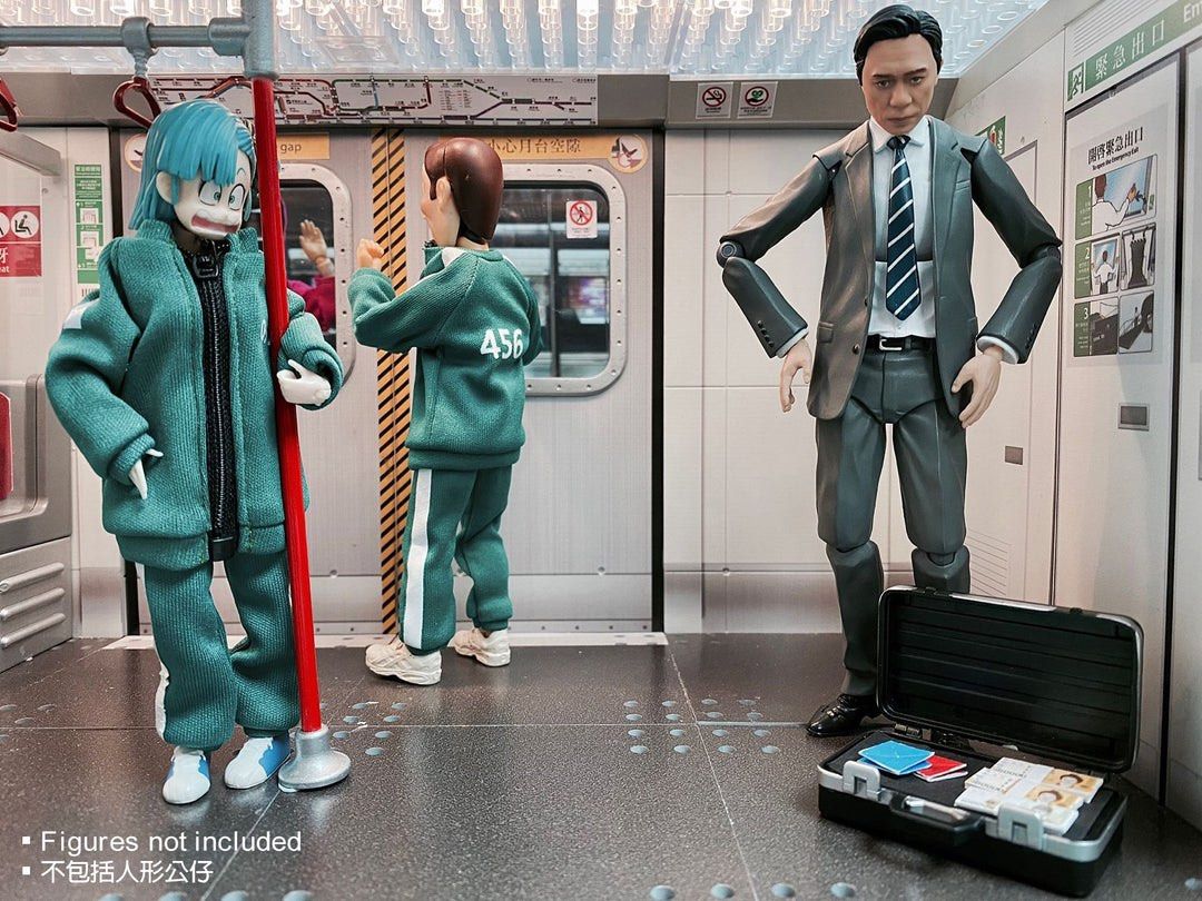 1:12 地鐵車廂模型 fext hobby mtr 微縮 GSC SHF 場景 黏土人 小布 miniature bjd Blythe ...