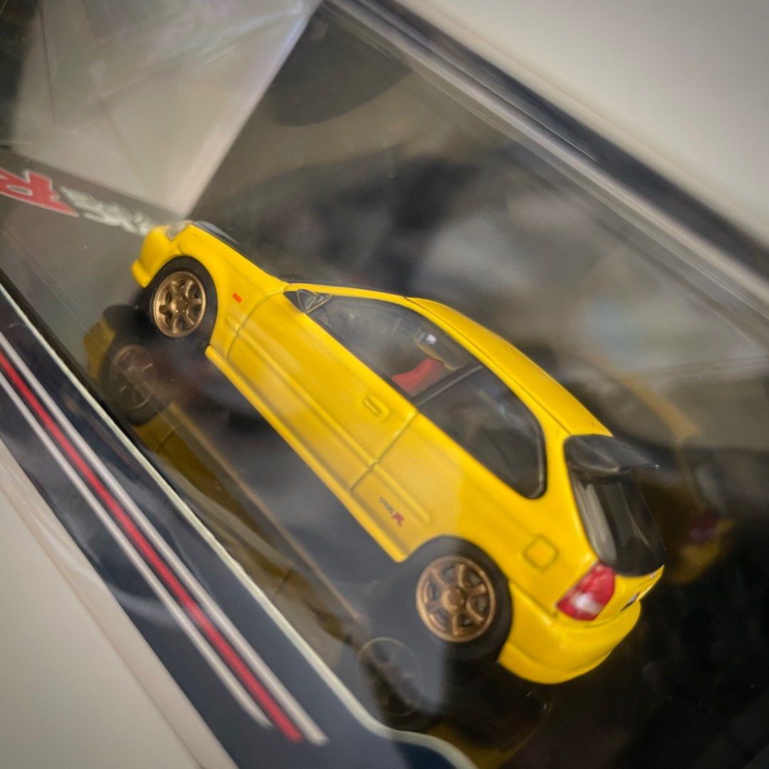 1/64 Hobby Japan Honda Civic Type R EK9, EG6, SiR II EF9. grey metallic ...