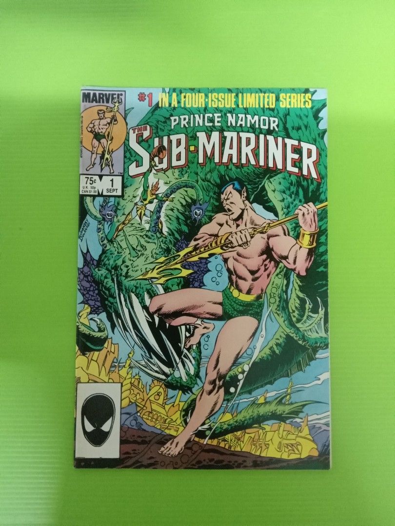 1st cover & full app Dragonrider ( Atlantean Villain ) Prince Namor: The Sub-Mariner #1 ( Bob ...
