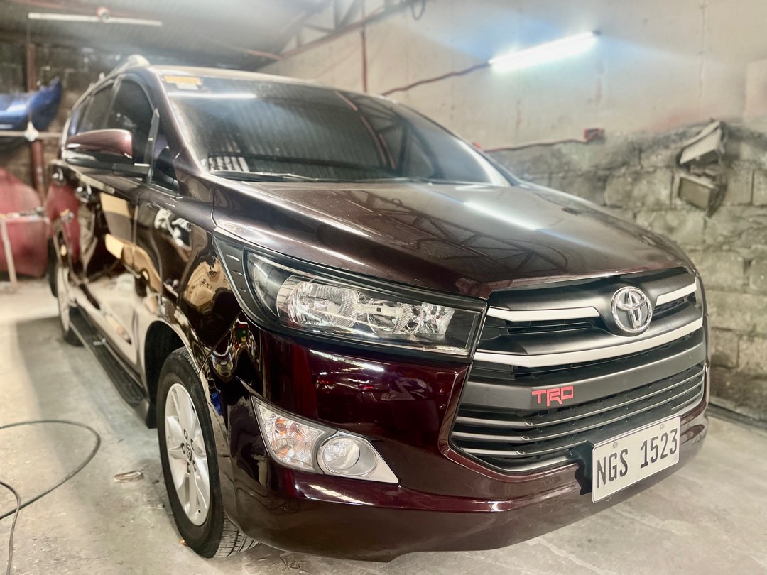 2021 Toyota Innova 2.8 E Manual Blackish Red Manual, Cars for Sale ...