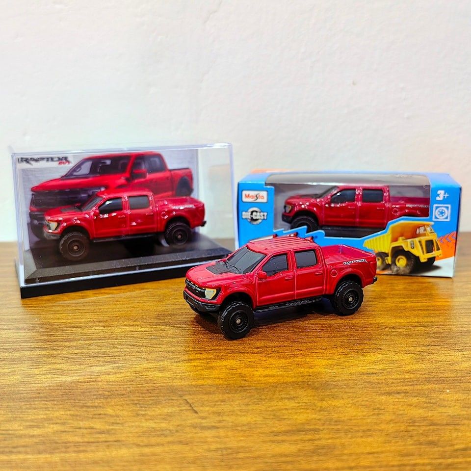 3" Ford F150 Raptor Diecast Scale Model Toy Car Color Red on Carousell