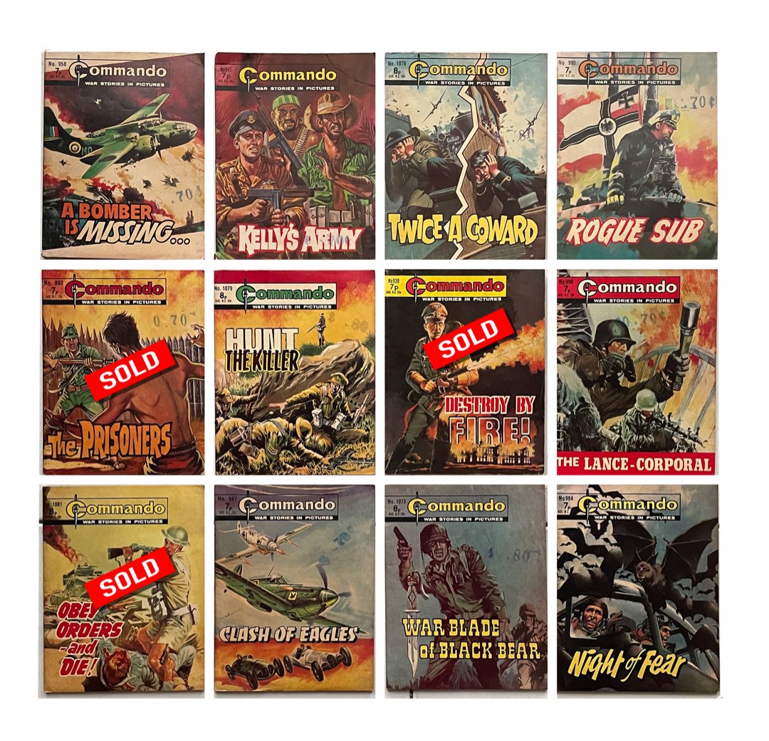 56 Vintage COMMANDO COMICS, Hobbies & Toys, Books & Magazines, Comics ...