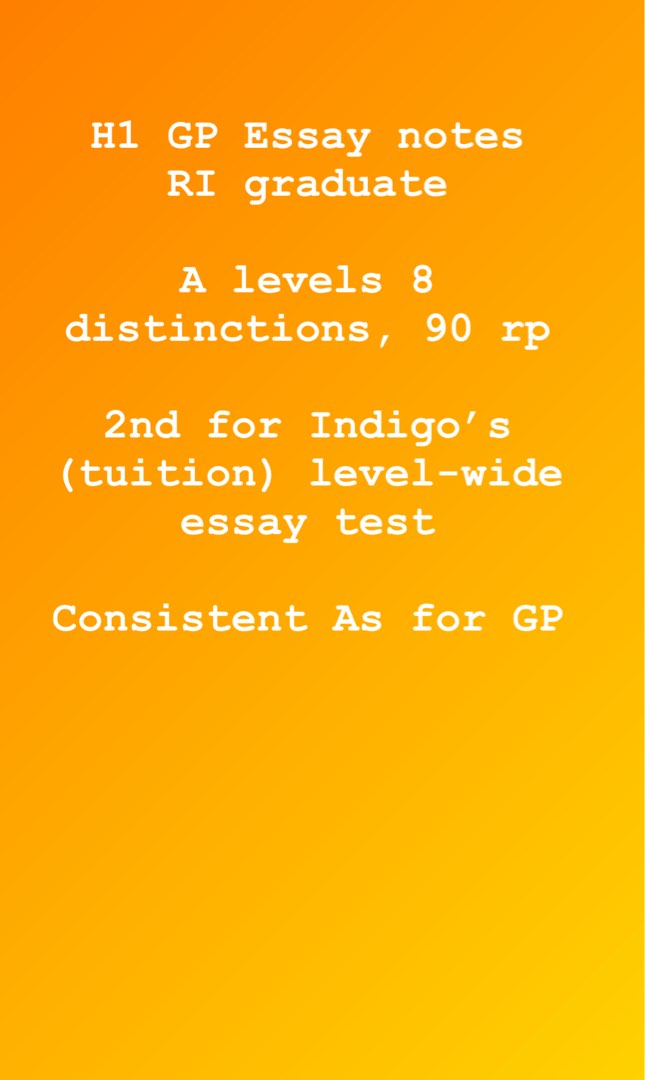 90 RP A level GP notes!! , Hobbies & Toys, Books & Magazines ...