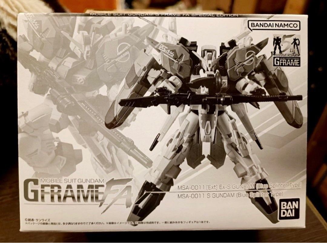 (魂限) Bandai 機動戰士高達 Mobile Suit Gundam G Frame FA Ex-S Gundam / S Gundam (Blue Splitter), 興趣及遊戲 ...