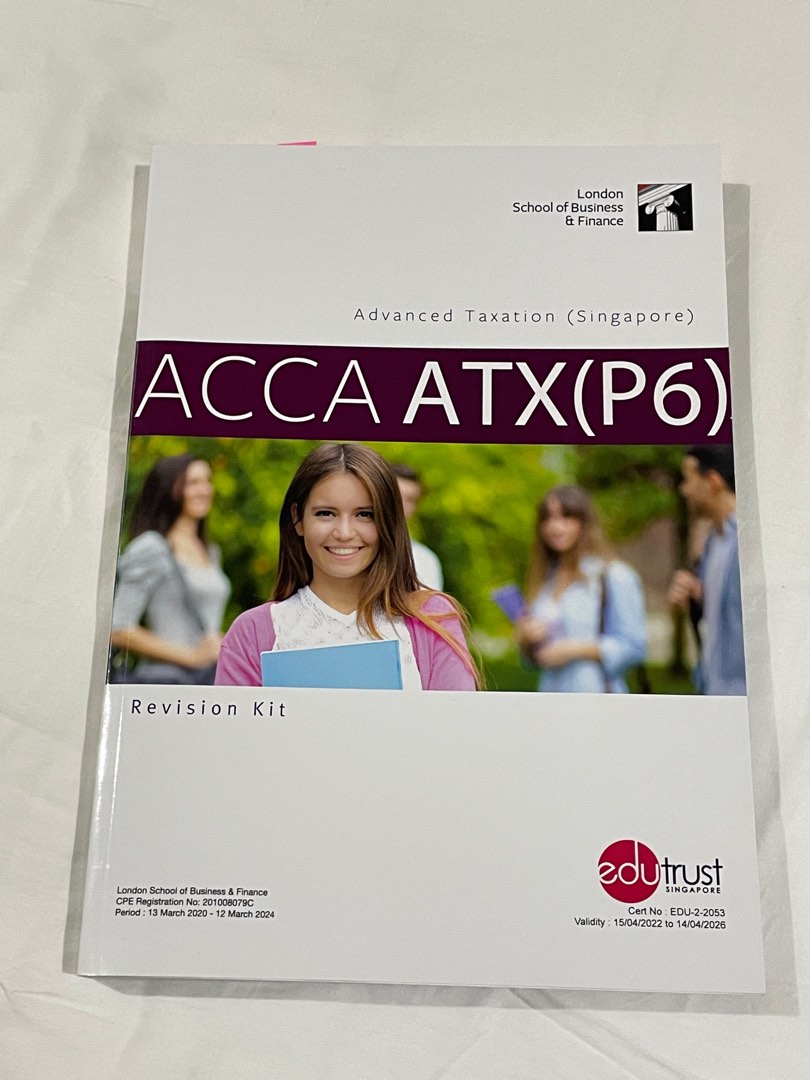 LSBF Dec 2022 ACCA ATX (SGP) Revision Kit and Past Years Questions. [NEW], Hobbies & Toys, Books ...
