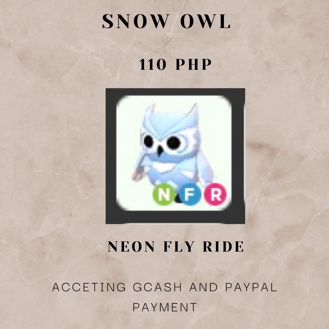 Adopt Me Pets | Snow Owl on Carousell