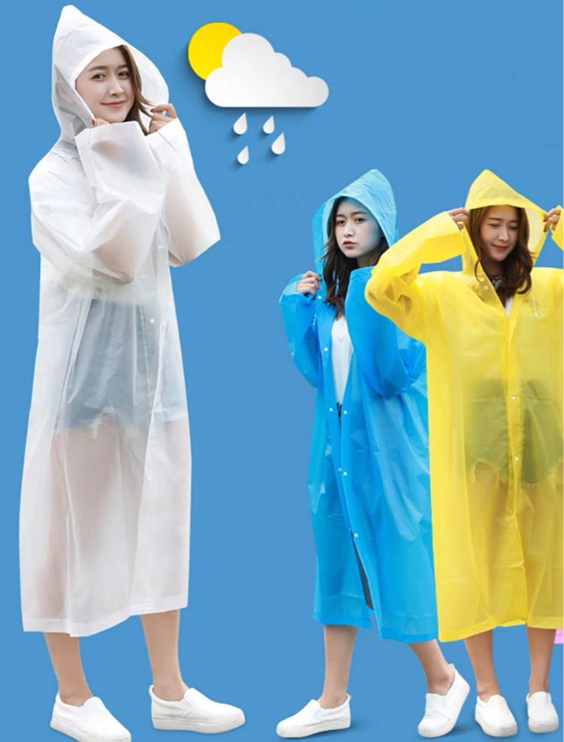 Adults raincoat, Hobbies & Toys, Travel, Umbrellas on Carousell
