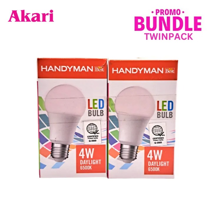 Akari Premiere LED Bulb 4 Watts Daylight - Twin Pack (APLED3-4DL ...