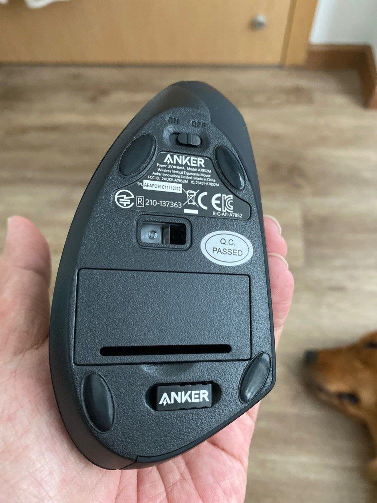 Anker ergonomic wireless mouse, Computers & Tech, Parts & Accessories ...