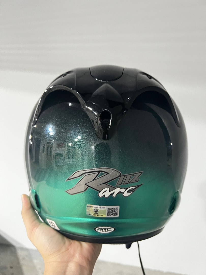ARC two tone emerald green, Motorcycles, Motorcycle Accessories on ...
