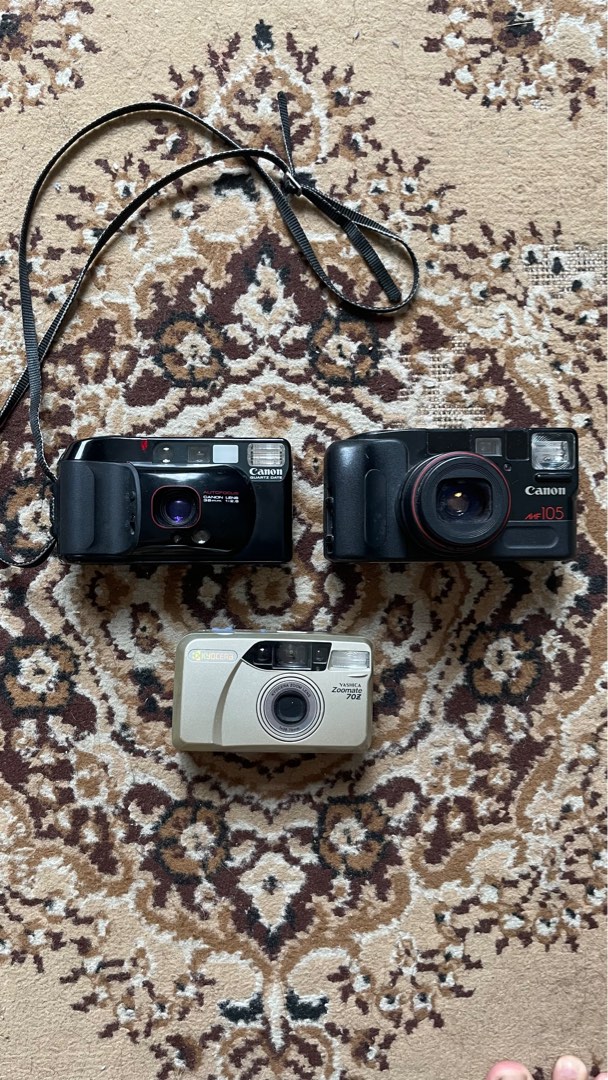 AS PACK FILM CAMERAS - Canon Autoboy 3, Canon Sureshot Mega Zoom 105 ...