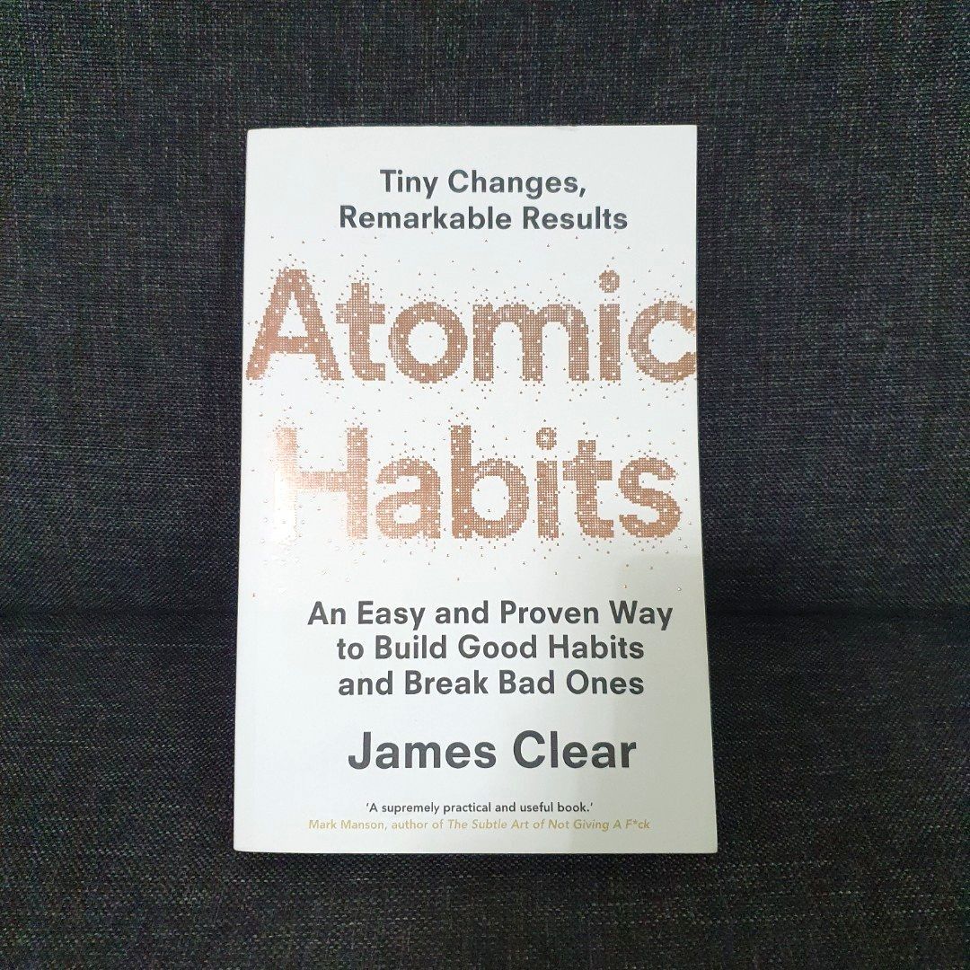 Atomic Habits by James Clear Book, Hobbies & Toys, Books & Magazines ...