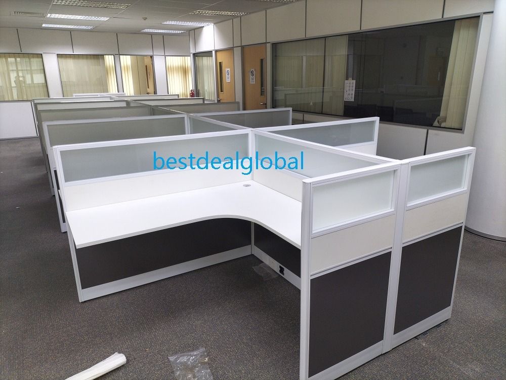 B152 L Shape Executive Workstation,with high partion,with/without ...