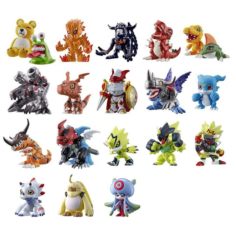 Bandai Digimon Adventure The Digimon Figure New Collection Set Agumon ...