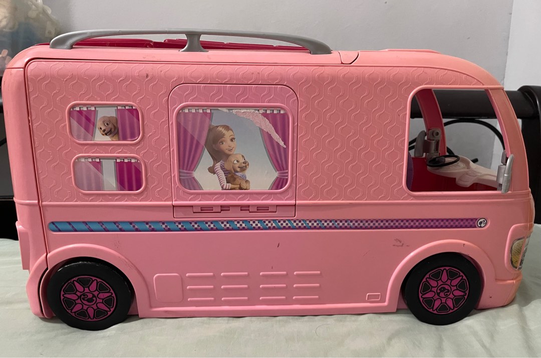 Barbie camper van, Hobbies & Toys, Toys & Games on Carousell