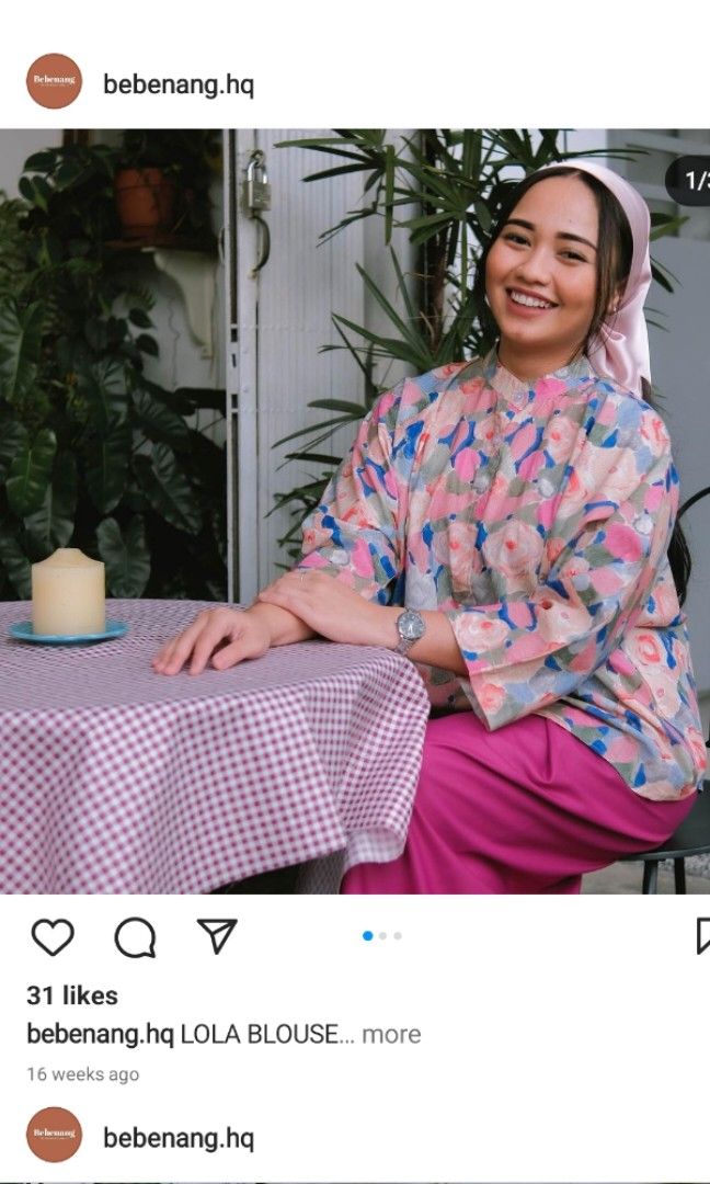 Bebenang Top, Women's Fashion, Muslimah Fashion, Tops on Carousell