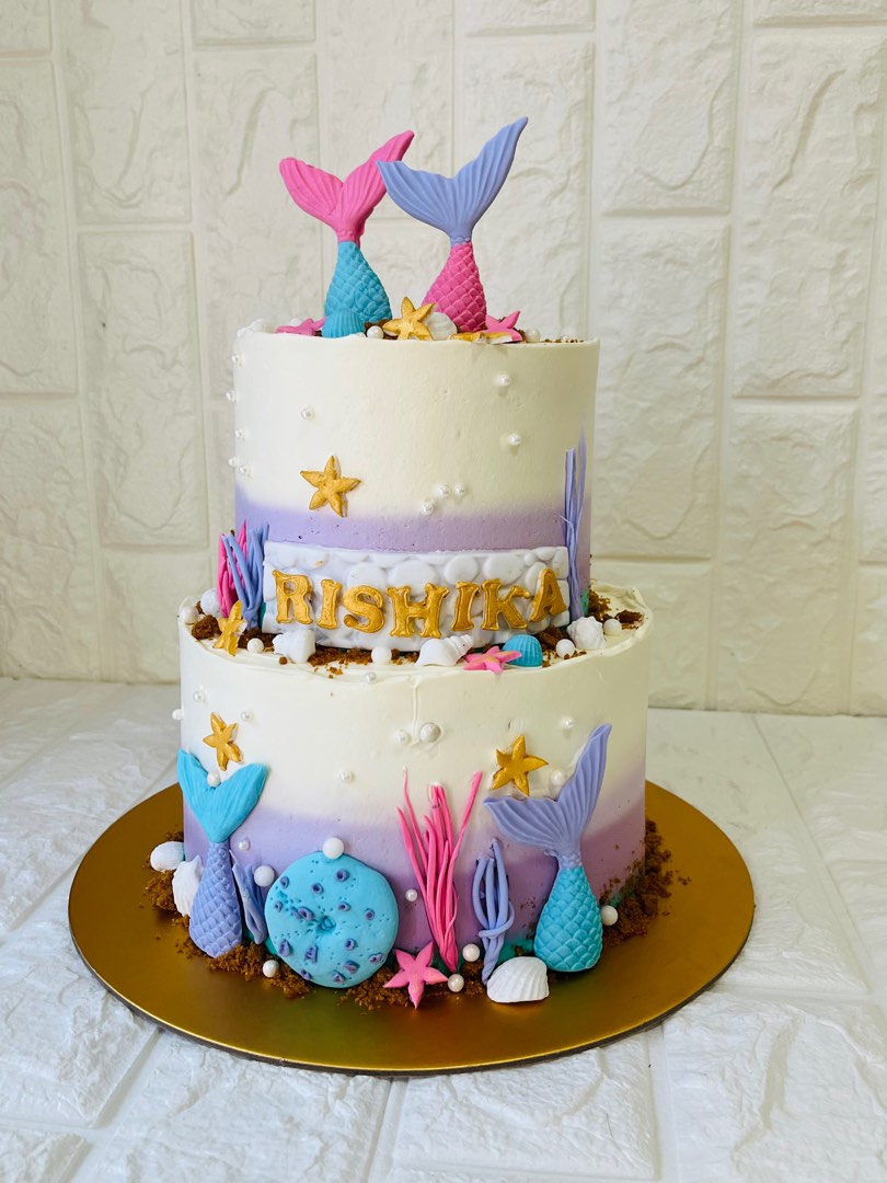 Birthday Cake/ halal cake / wedding cake / eggless cake / mermaid cake ...