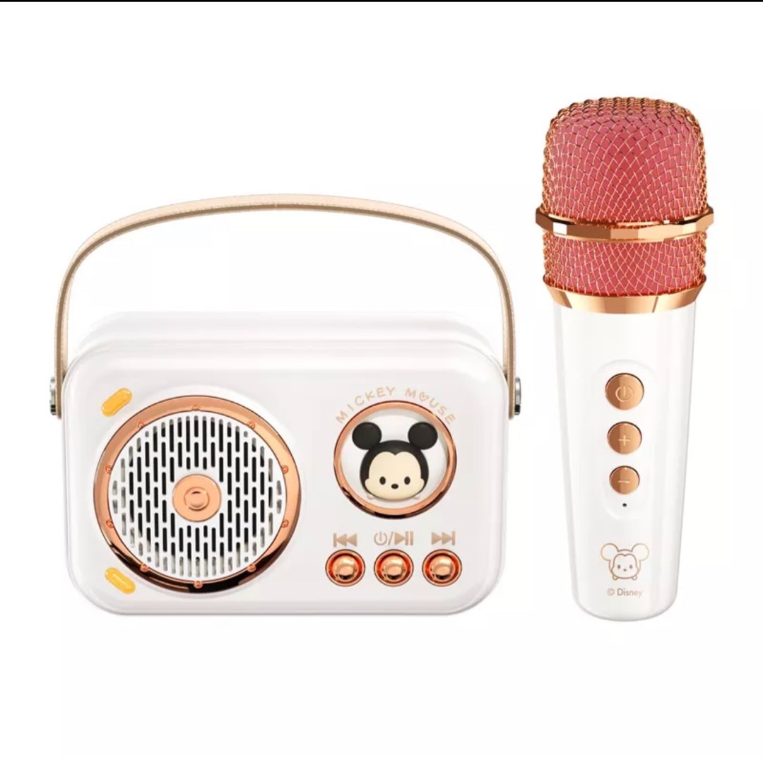 Bluetooth Mic and cute speaker, Audio, Microphones on Carousell