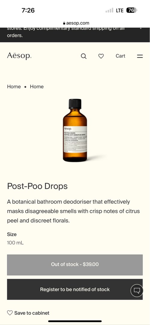BN from Kyoto! Aesop Post-Poo Drops!, Furniture & Home Living, Home ...