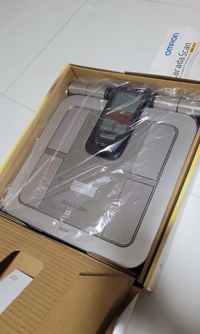 BNIB Omron Karada Scan Body Composition Monitor HBF 375, Health ...
