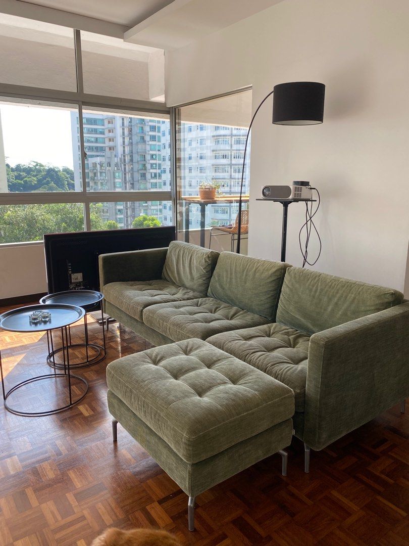 Bo Concept Osaka 3 seater + ottoman, Furniture & Home Living, Furniture, Sofas on Carousell