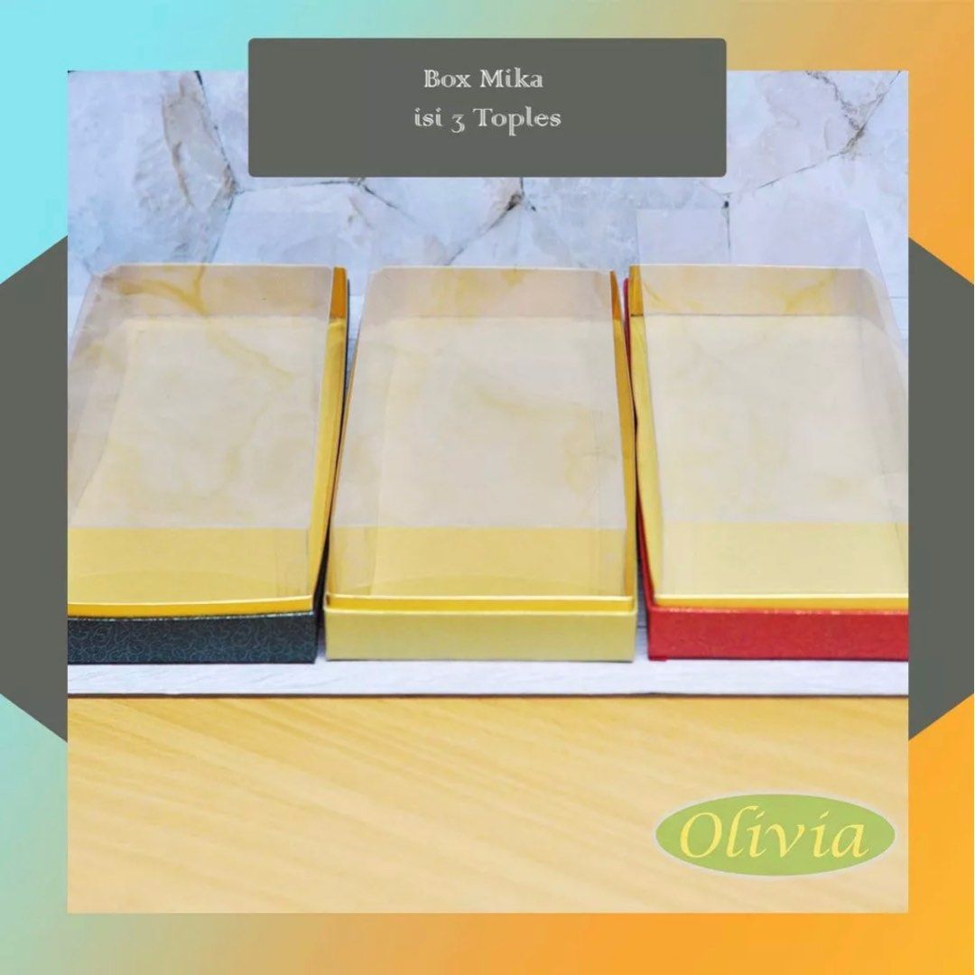 BOX MIKA KUE/Bening, Kitchen & Appliances di Carousell