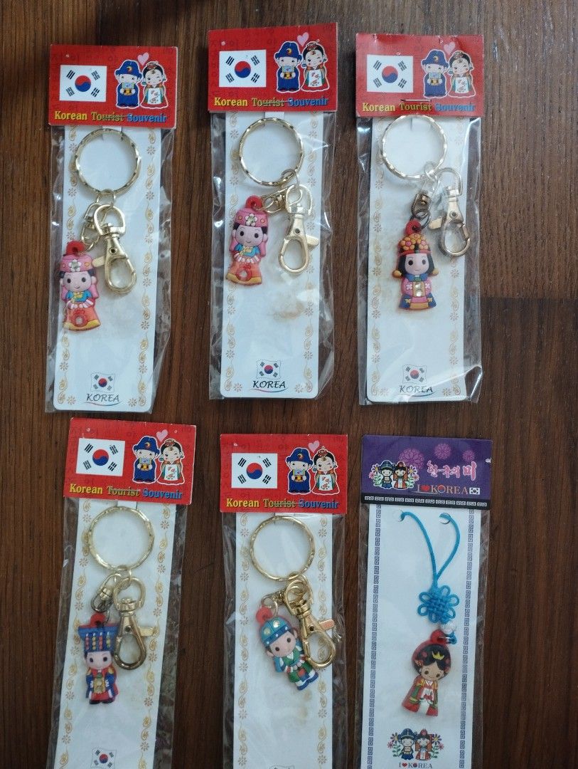 Brand new key chains from Korea, Everything Else on Carousell