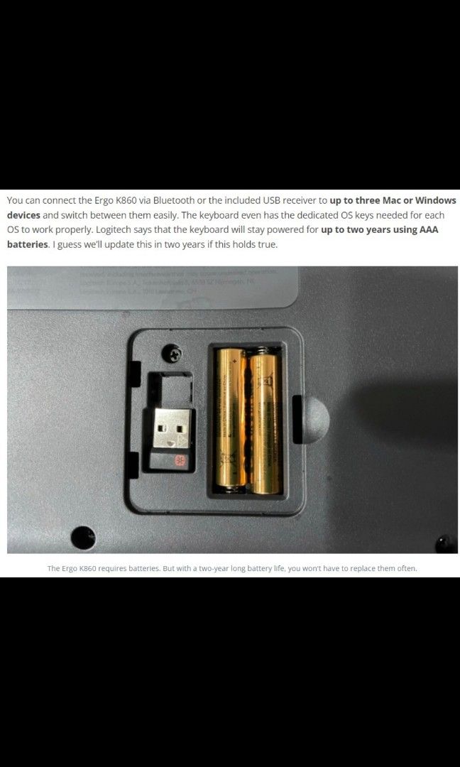 Brand New! Logitech Ergo K680 Wireless Keyboard, Computers & Tech ...