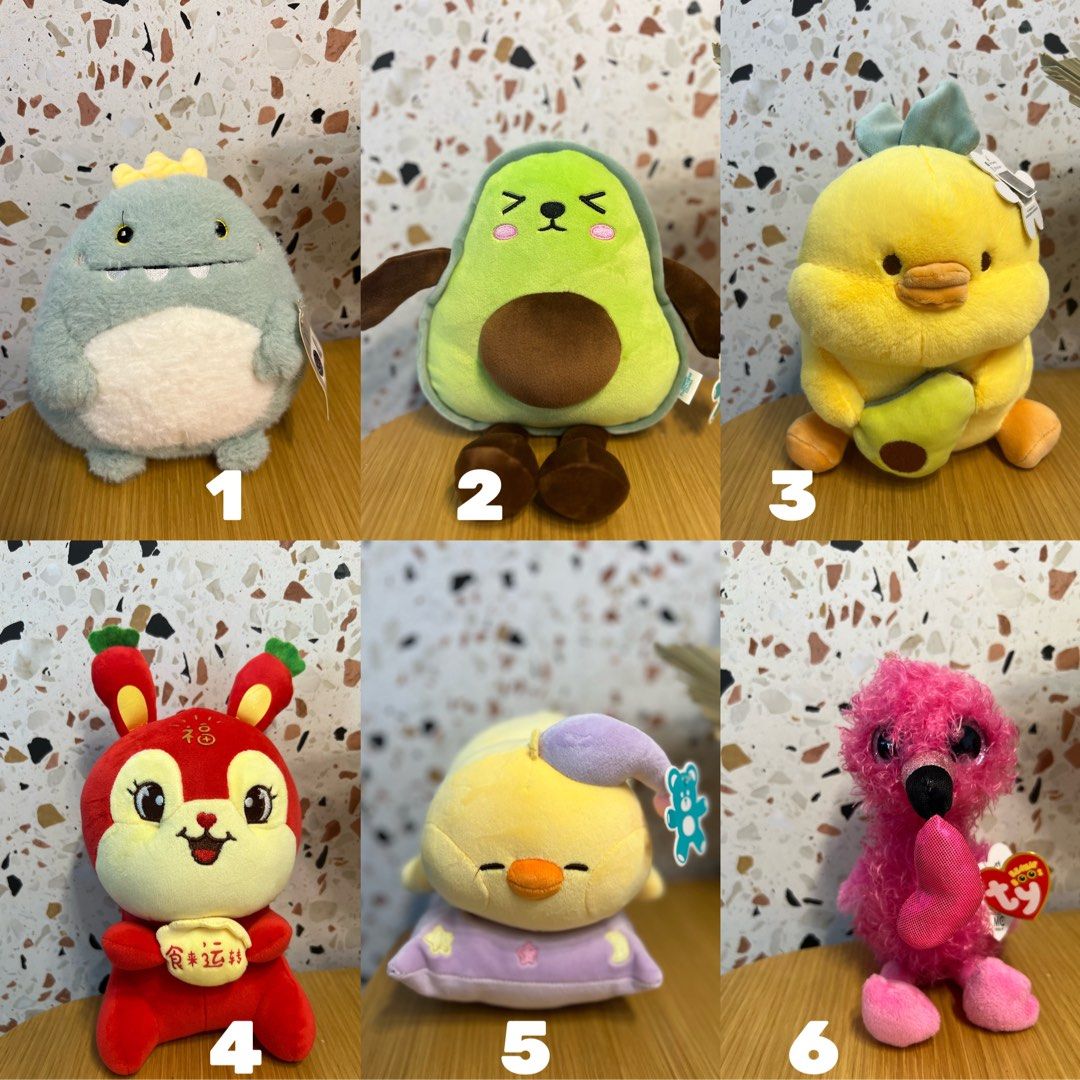 Brand new soft toys from claw machine, Hobbies & Toys, Toys & Games on ...